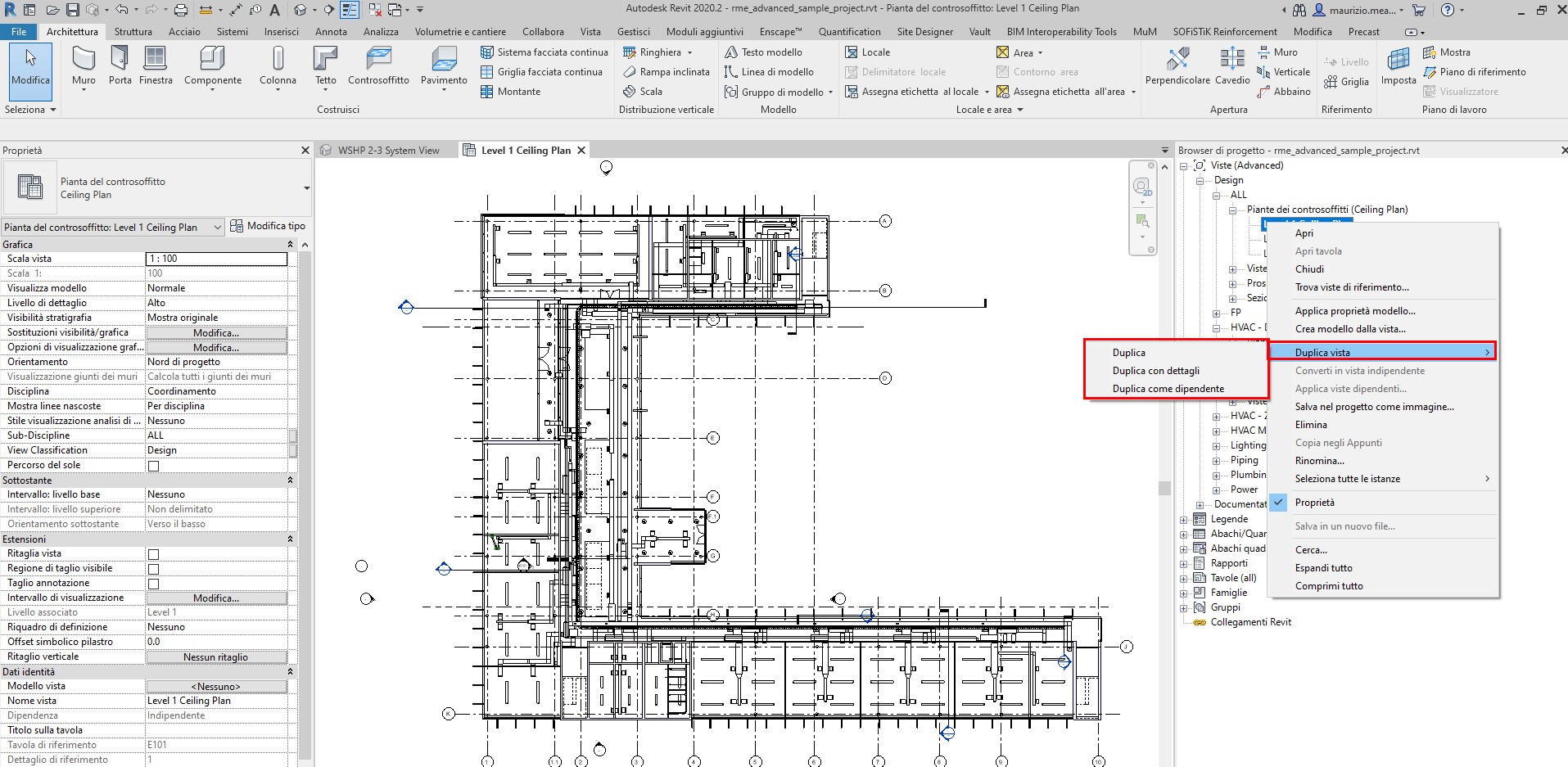 Viste Duplicate di Revit – MuM | Autodesk Platinum Partner
